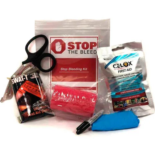 Celox BioLogistex ISBKSWT001 Individual Stop Bleeding Kit, Hemostatic ...